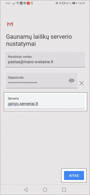 Pastas Serveriai